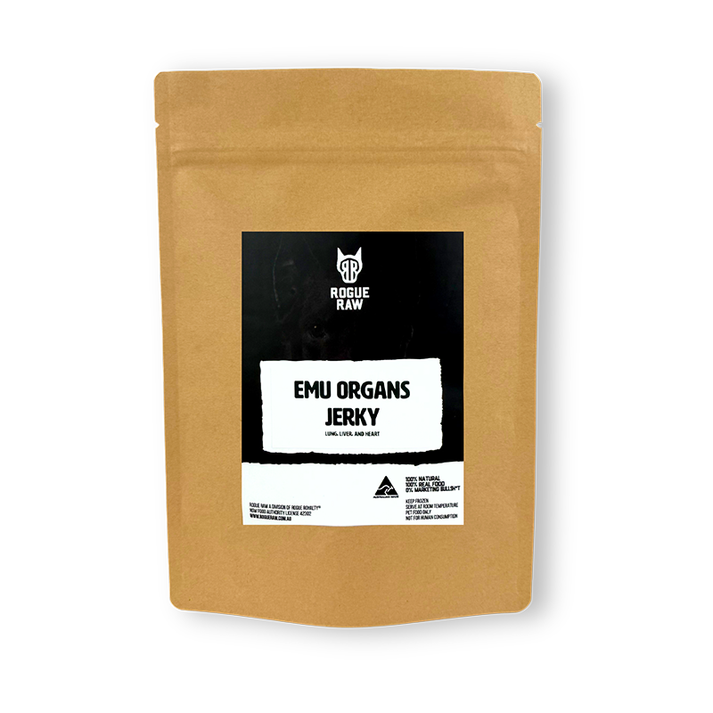 All Natural Emu Organ Jerky Treats for Dogs & Cats – RogueRaw